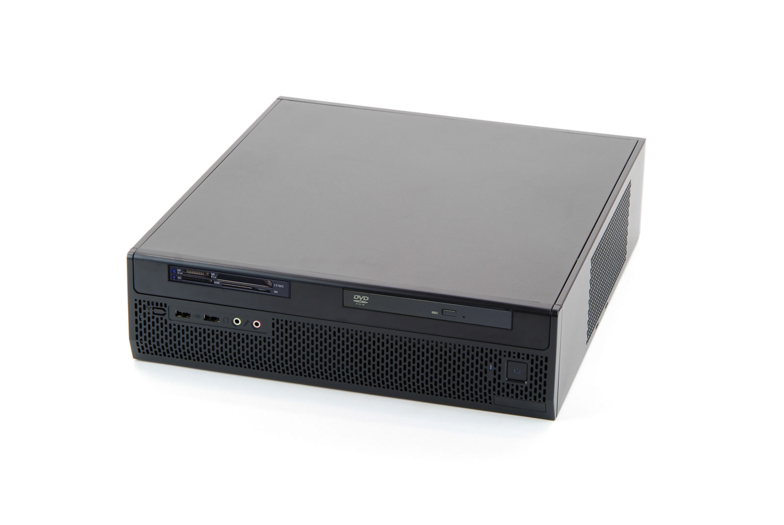 SFF desktop PC with monitor mounting capability