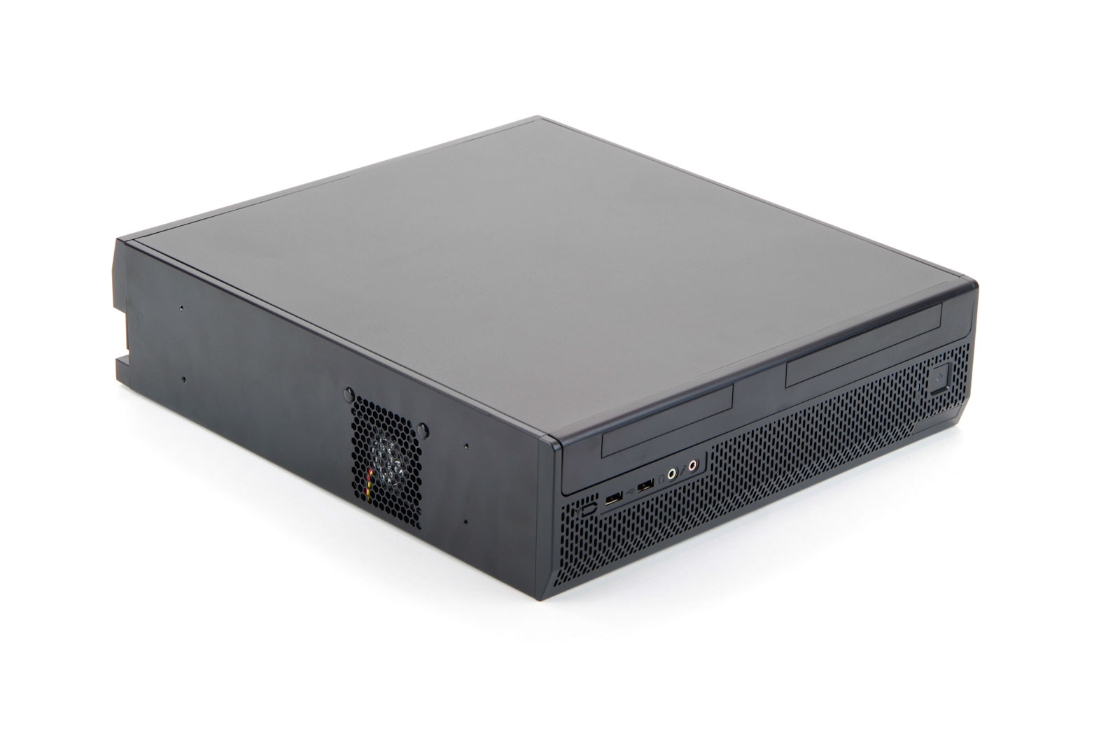 SFF desktop PC with monitor mounting capability