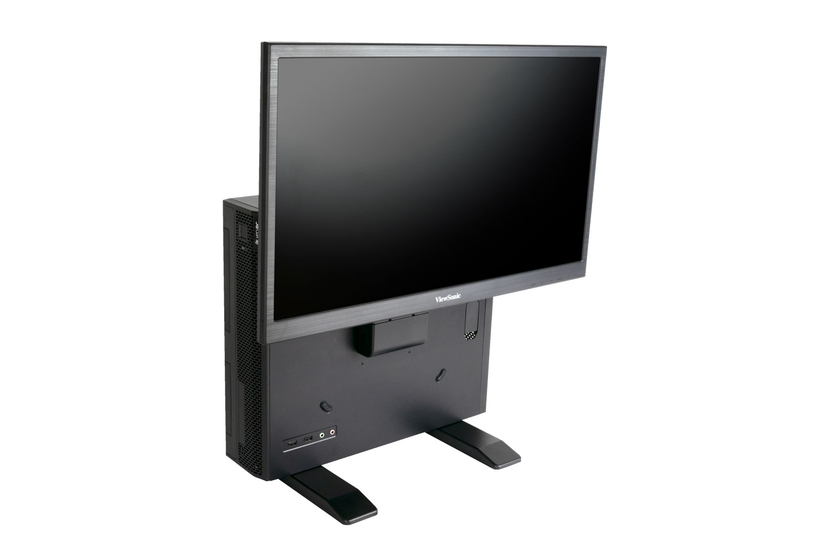 SFF desktop PC with monitor mounting capability