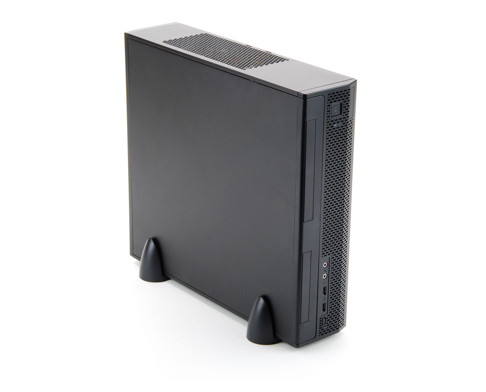 SFF desktop PC with monitor mounting capability